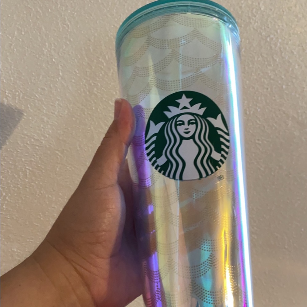Starbucks Iridescent Mermaid Tumbler Nwt - Gem